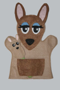 Kangaroo Felt Hand Puppet – The Tucson Puppet Lady