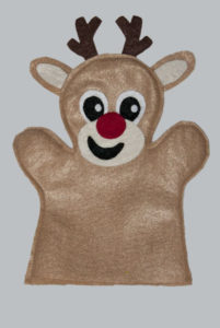 Reindeer Felt Hand Puppet – The Tucson Puppet Lady
