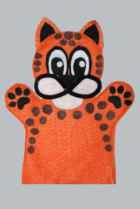 Cheetah Felt Hand Puppet – The Tucson Puppet Lady