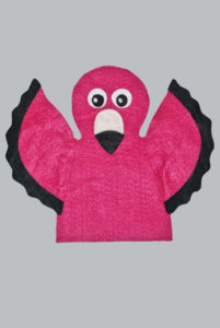 Flamingo Felt Hand Puppet – The Tucson Puppet Lady