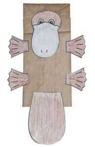 Free Platypus Paper Bag Puppet Pattern – The Tucson Puppet Lady