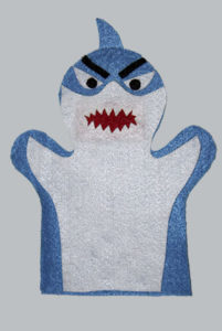 Shark Felt Hand Puppet – The Tucson Puppet Lady