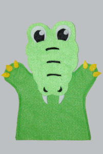 Alligator Felt Hand Puppet – The Tucson Puppet Lady