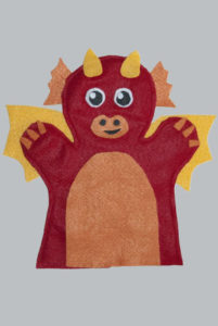 Dragon Felt Hand Puppet – The Tucson Puppet Lady