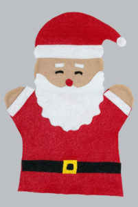 Santa Claus Felt Hand Puppet – The Tucson Puppet Lady