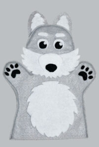 Wolf Hand Felt Puppet – The Tucson Puppet Lady