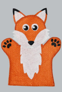 Fox Hand Felt Puppet – The Tucson Puppet Lady