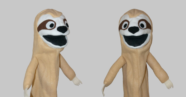 Puppet of the Month: Sloth – The Tucson Puppet Lady