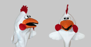 Puppet of the Month: Chicken – The Tucson Puppet Lady