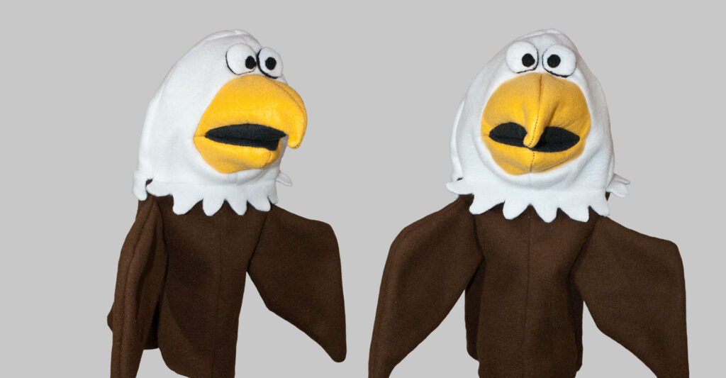 Puppet of the Month: Bald Eagle – The Tucson Puppet Lady
