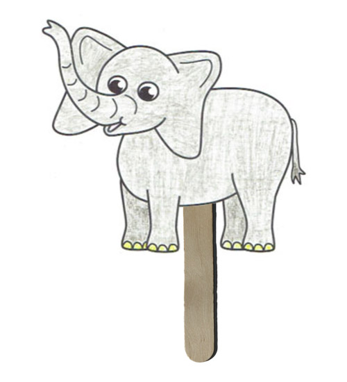 Using a Simple Elephant Stick Puppet for Child Development – The Tucson ...