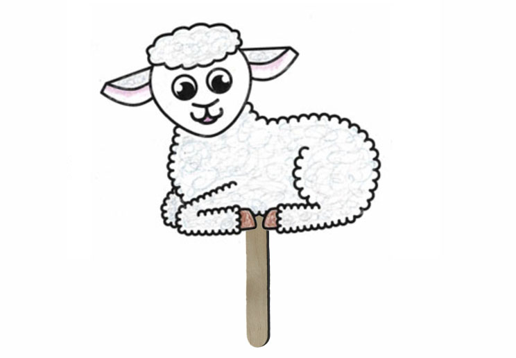 Using a Simple Sheep Stick Puppet for Child Development – The Tucson ...